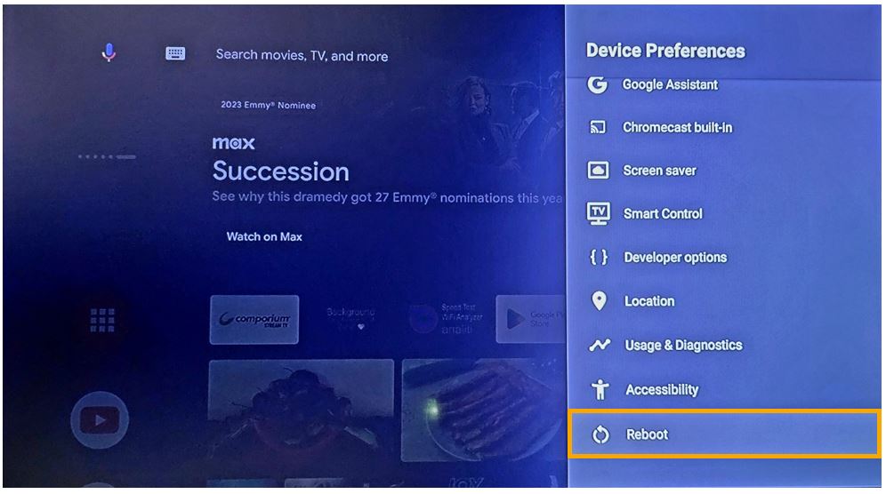 How do I reboot the EVO Pro?