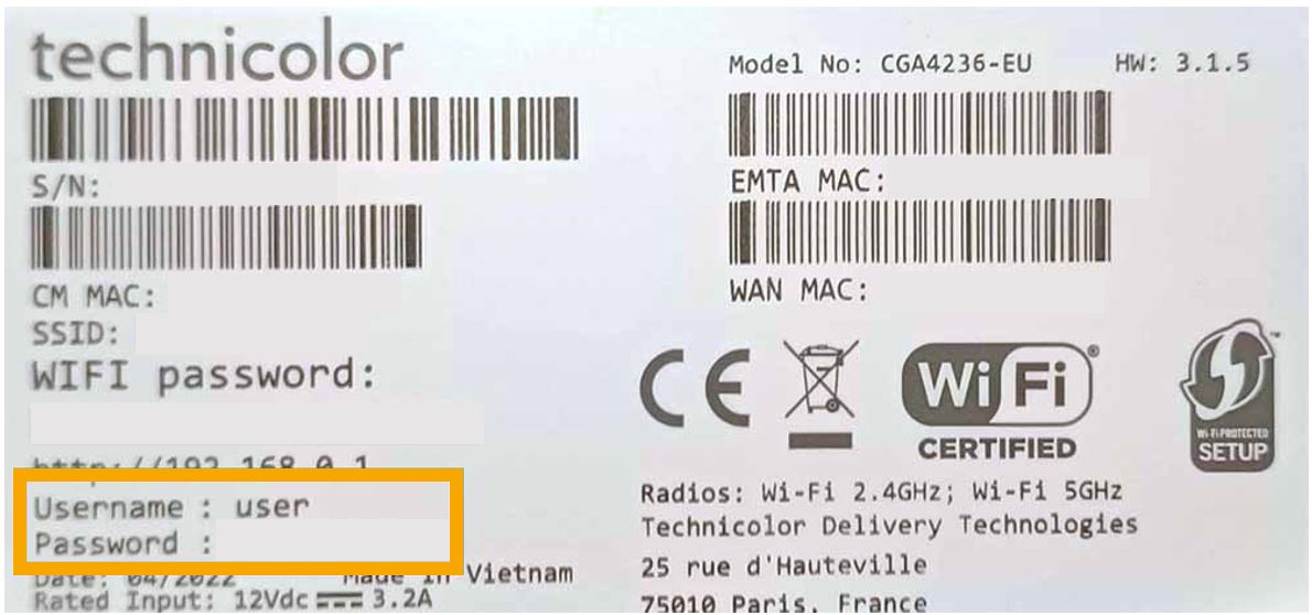 How do I view/change the WIFI settings for my Technicolor CGA4236 Modem?