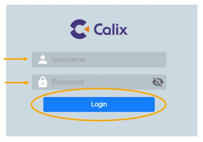 How do I log into my Calix Blast U4 router?